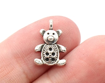 Teddy bear charms | Etsy