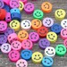 Smiley Face Polymer Clay Beads Multicolored Happy Face Emoji | Etsy