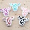 Gorgeous Hand Painted Faux Cow Skull - 3 Sizes Available - Etsy UK