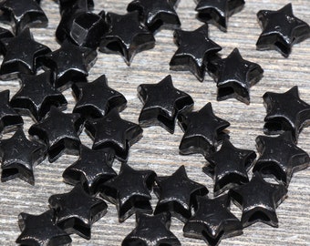 Black Resin Beads | Etsy