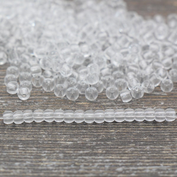 Clear Glass Beads - Etsy