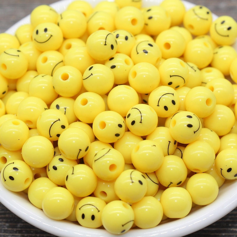 Smiley Face Beads - Etsy