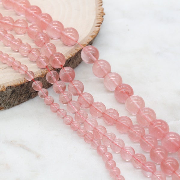 Cherry Quartz Gemstones - Etsy