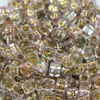 Cube Letter F Beads, Square Letter F Beads, Individual Letter Beads ...
