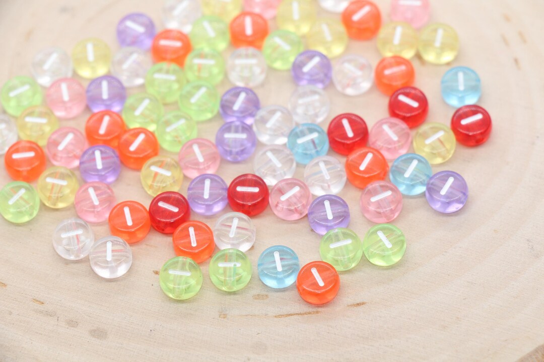 Letter I Beads, Mix Translucent Alphabet Letter Beads, Individual ...