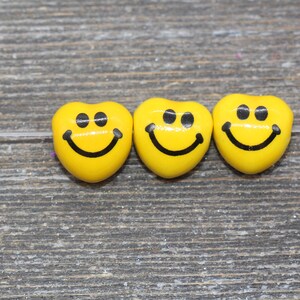 Ceramic Smiley Face Beads, Sad Face Beads, Happy Face Beads, Vertical ...