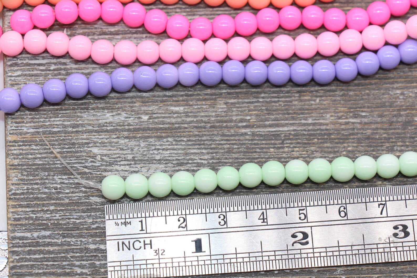 6mm Glass Beads Round Glass Beads Jewelry Glass Beads - Etsy