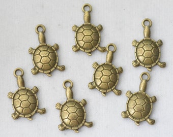 30pcs Turtle Charms Tortoise Charms Animal Charms Antique - Etsy