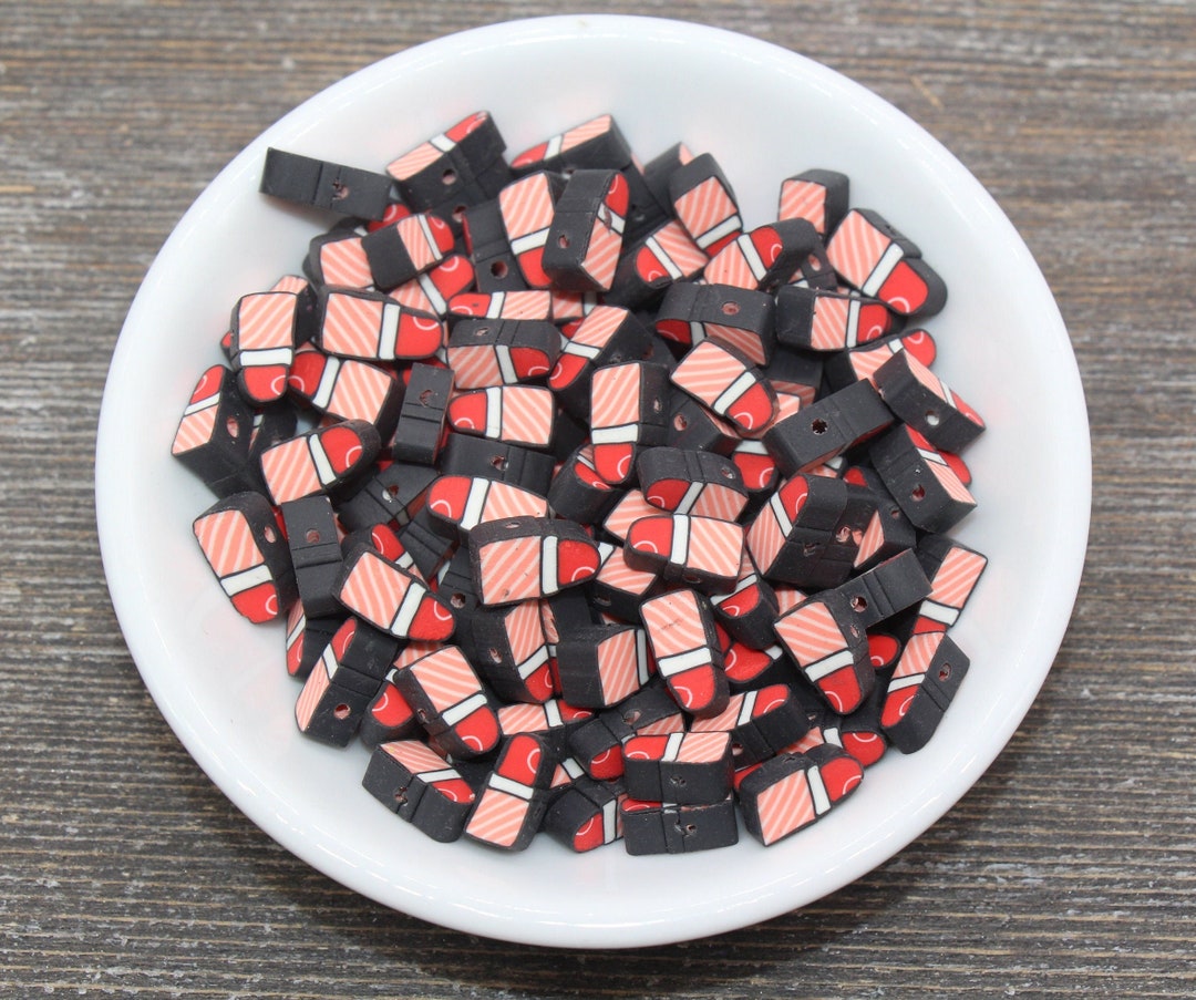 Lipstick Polymer Clay Beads, Kawaii Lipstick Beads, Fimo Cane Beads ...