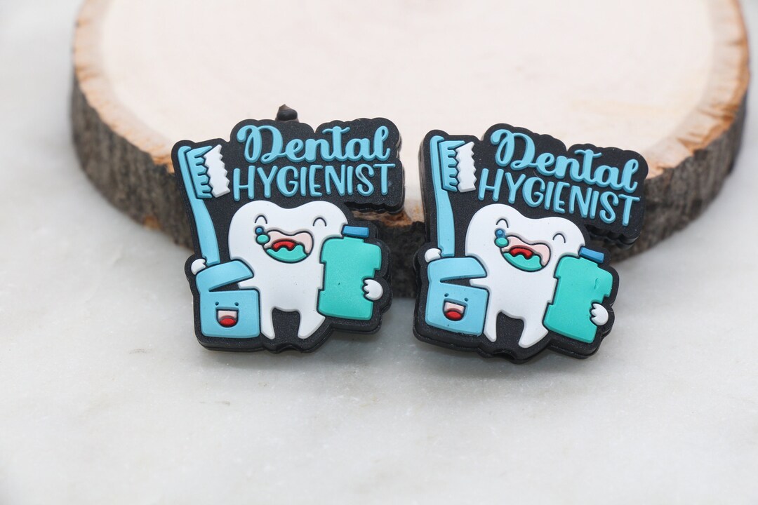 Dental Hygienist Silicone Beads, Dental Themed Beads, Dental Tooth ...