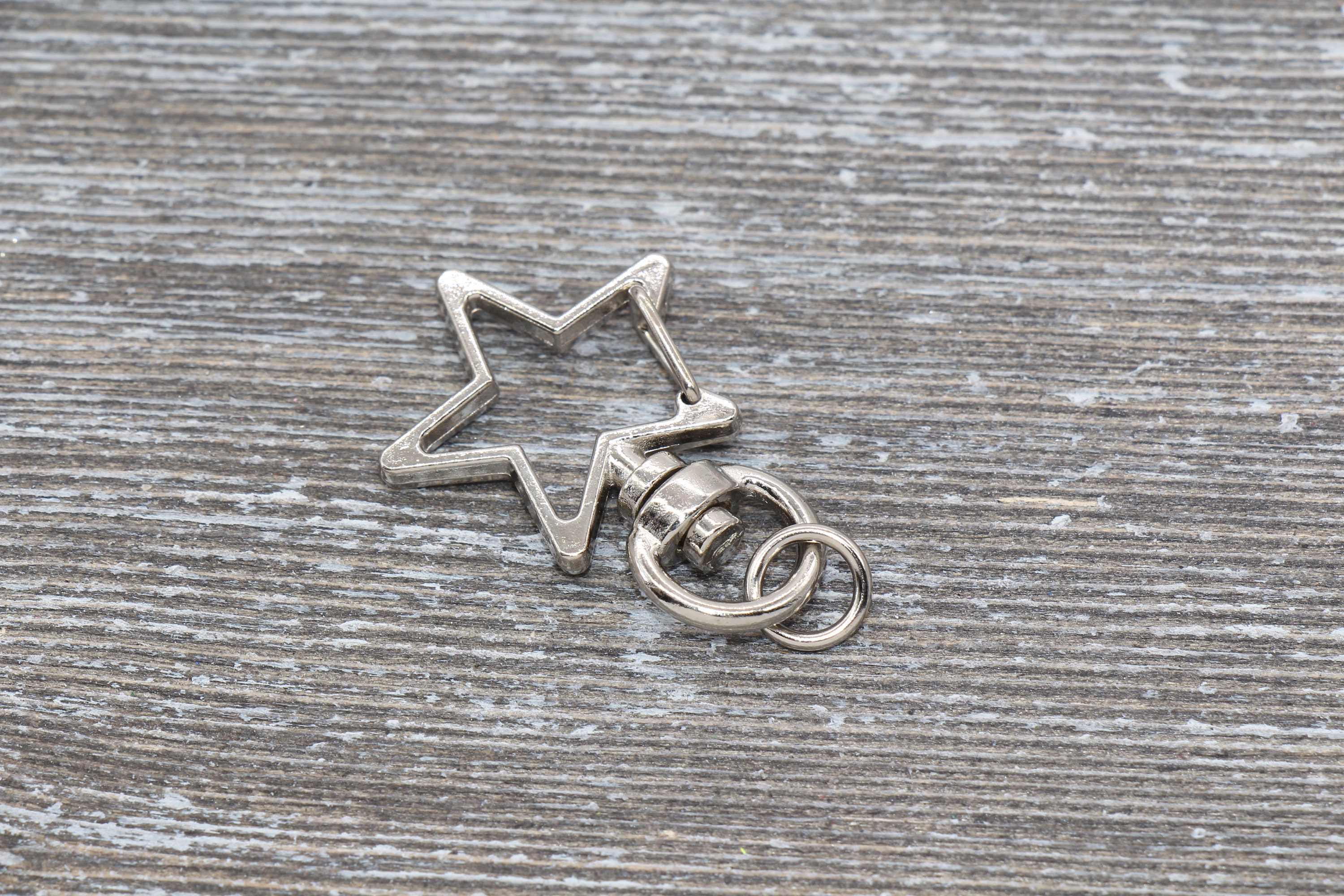 5 Star Clasp Key Chain Star Swivel Clasp Key Rings Star | Etsy