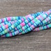 6mm Multicolored Polymer Clay Disc Beads, Mixed Color Heishi Beads ...