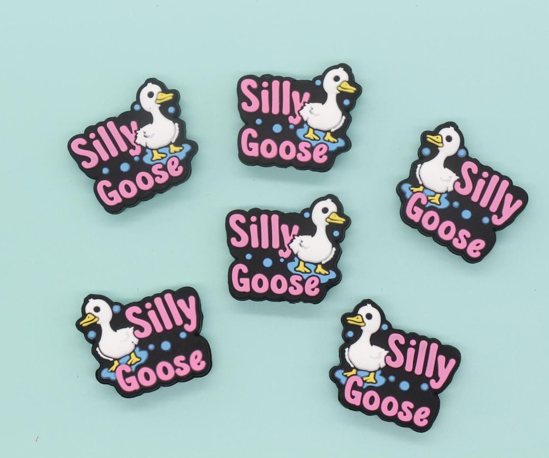 Silly Goose Beads, Goose Focal Beads, Animal Focal Beads, Silicone ...