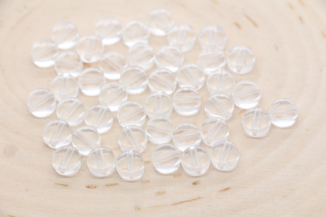 Transparent Round Spacer Beads, Acrylic Spacer Beads, Clear Round Blank ...