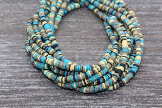 4mm Multicolored Heishi Beads Multicolored Polymer Clay Disc Beads Rainbow African Disc Beads Vinyl Heishi Full Strand 69 Etsy Ireland