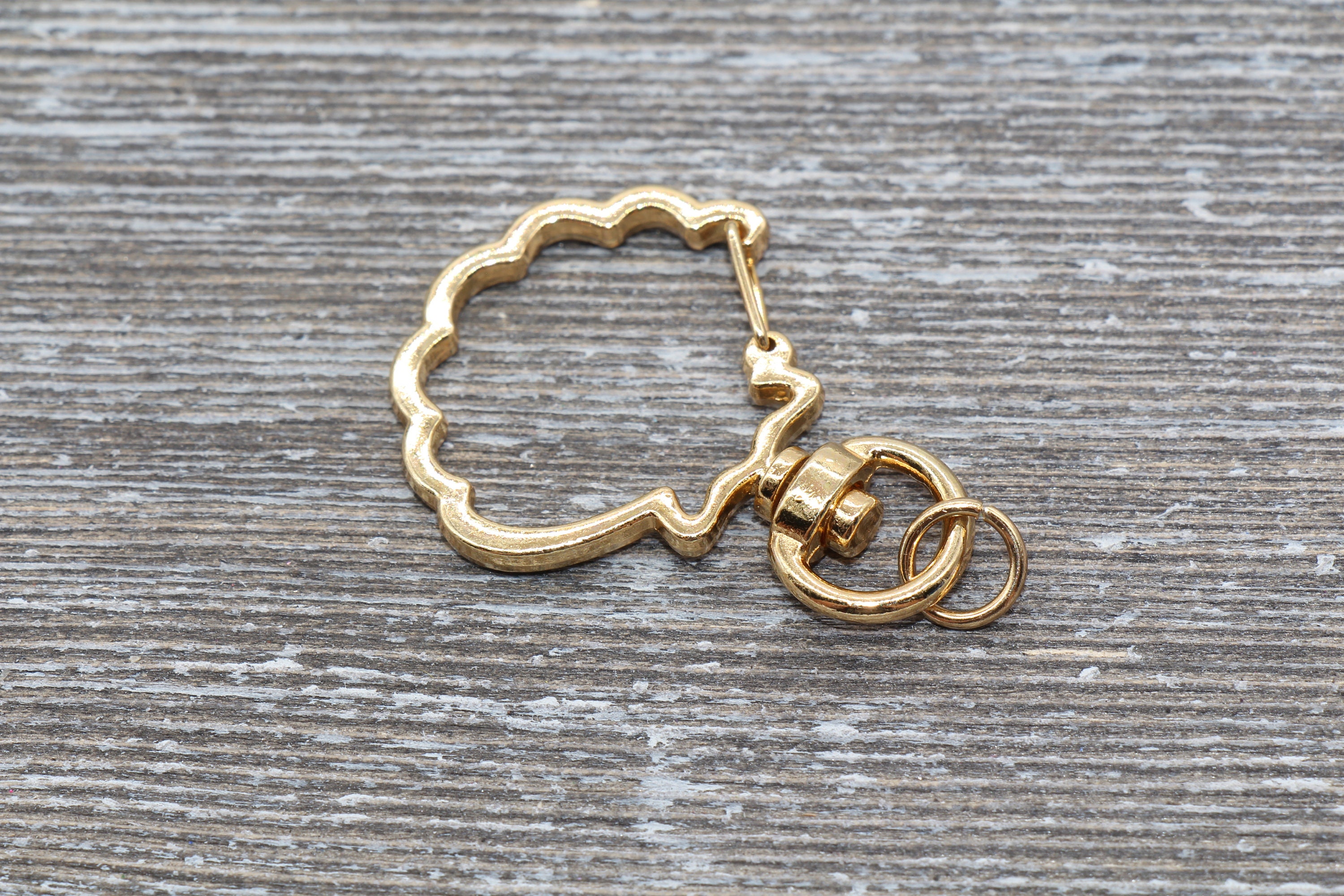 5 Shell Clasp Key Chain Sea Shell Swivel Clasp Key Rings Sea - Etsy