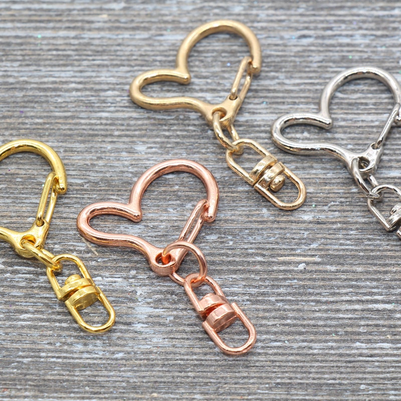 Heart Key Chain - Etsy