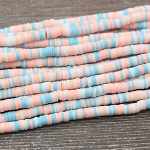 6mm Multicolored Polymer Clay Disc Beads, Mixed Color Heishi Beads ...