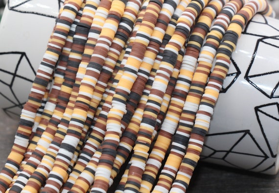 6mm Multicolored Polymer Clay Disc Beads Mixed Color Heishi - Etsy