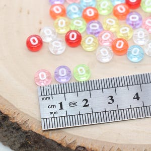 Letter O Beads, Mix Translucent Alphabet Letter Beads, Individual ...