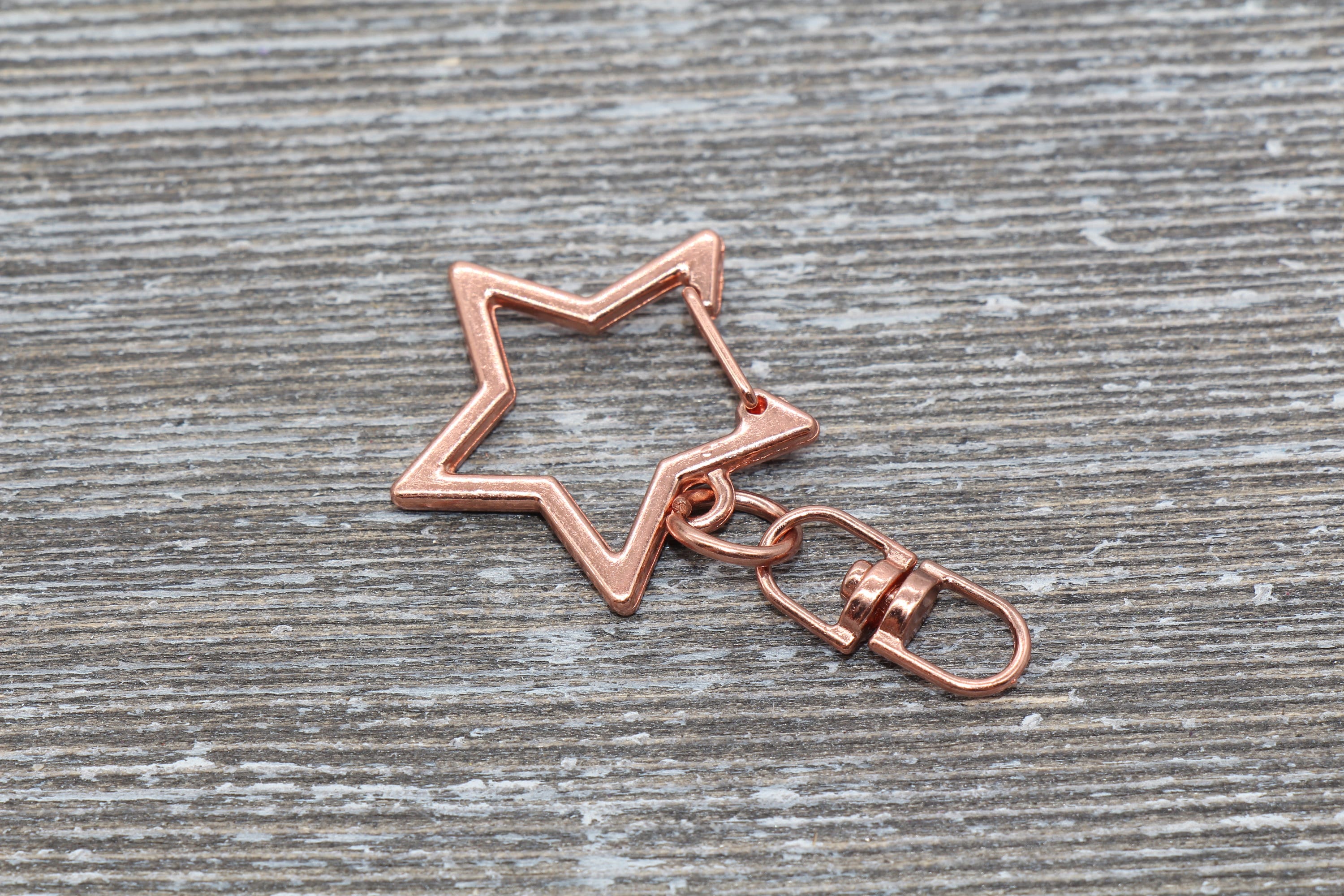 5 Star Clasp Key Chain Star Key Rings Star Lobster Swivel - Etsy