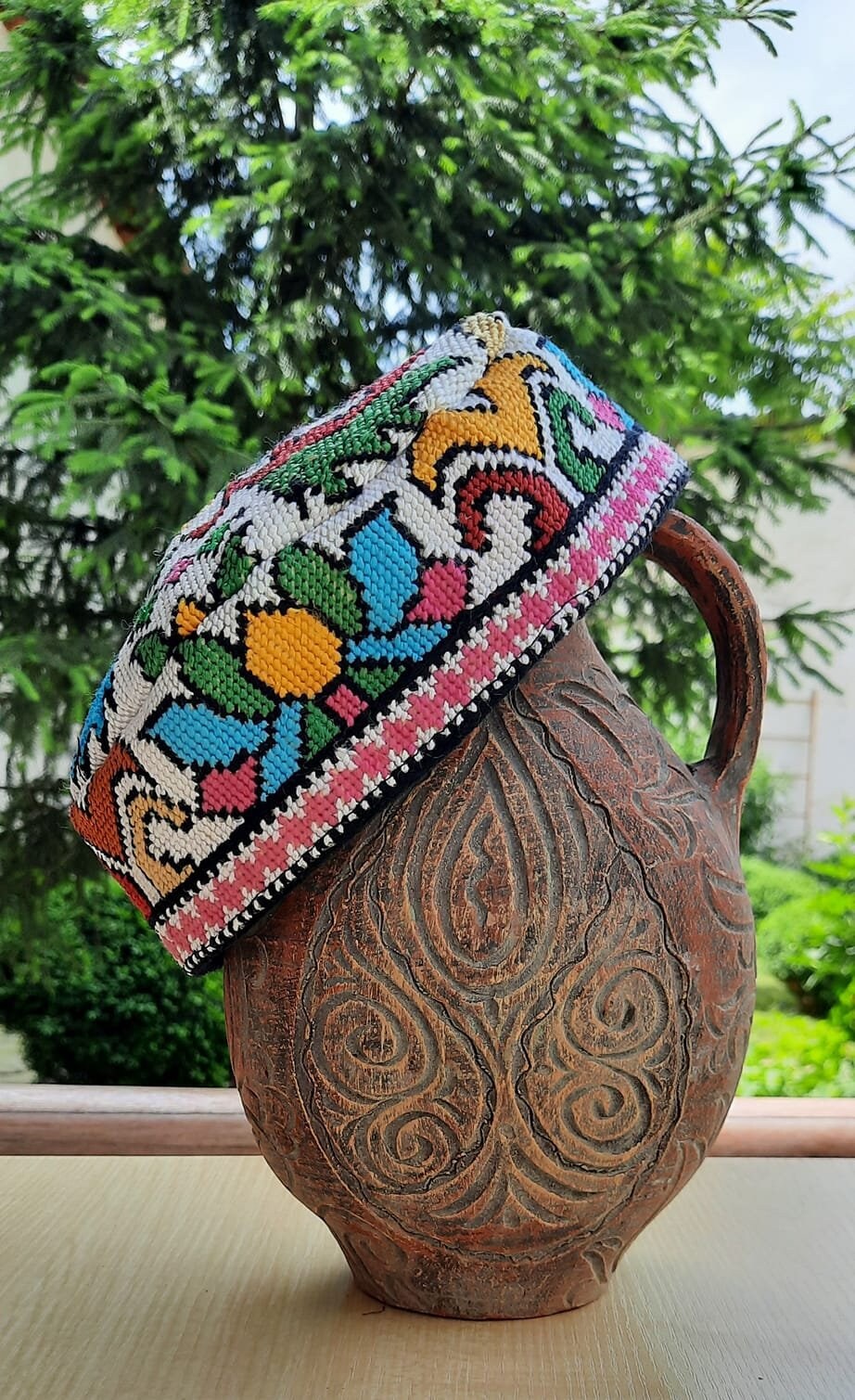 Traditional Uzbek Hand Embroidery Head Wear duppi Cap - Etsy