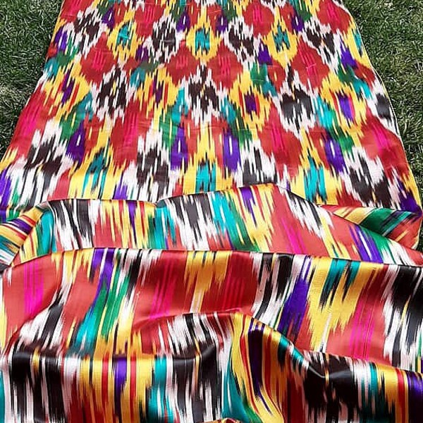 Uzbek Fabric - Etsy