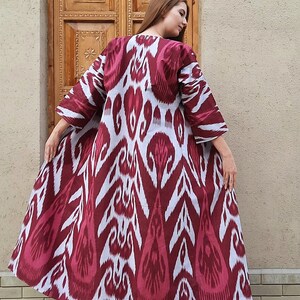 Handwoven Uzbek Ikat Chapan ,coat ,robe,kaftan ,jacket,clothing From ...