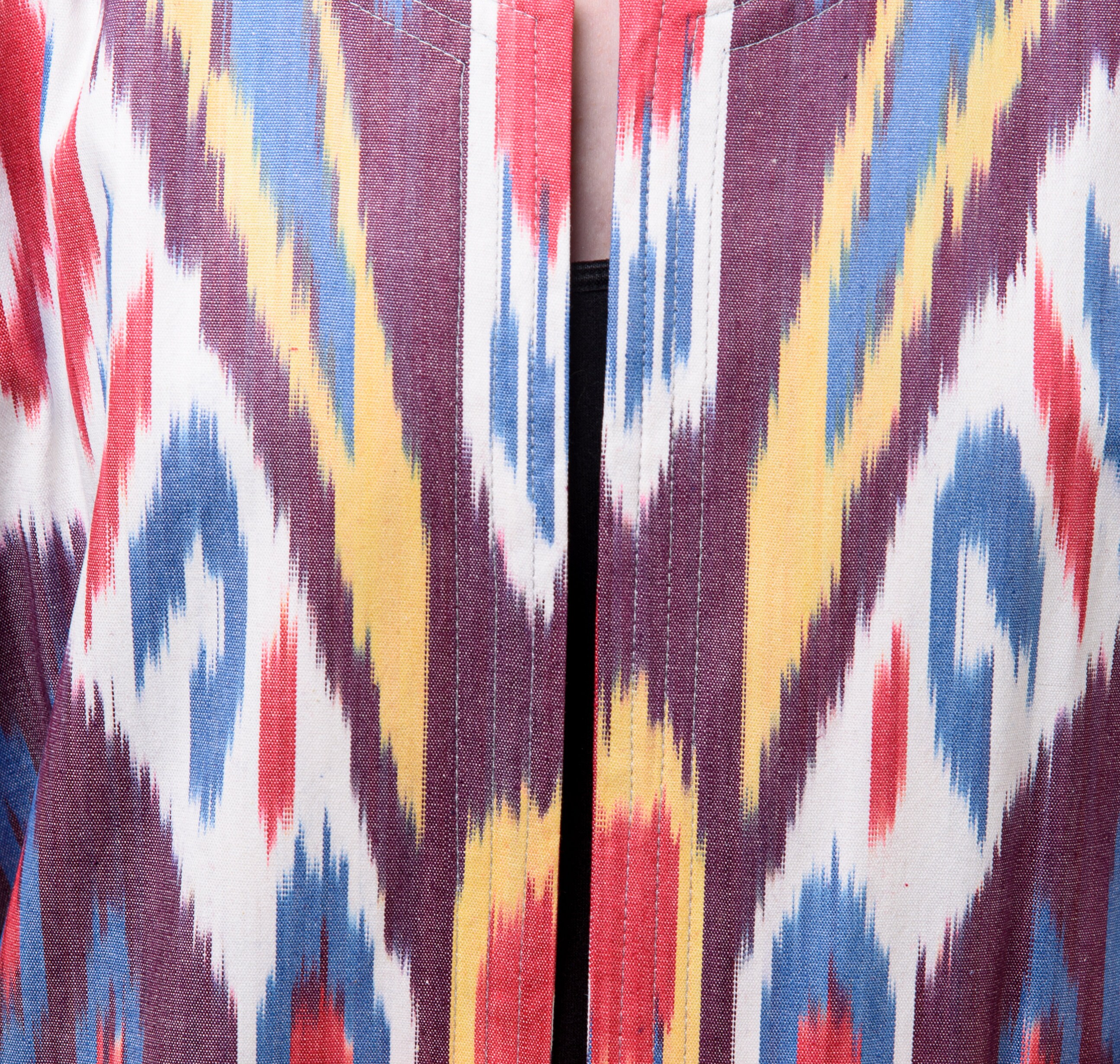 Handwoven Uzbek Ikat Chapan coat robekaftan jacket. - Etsy