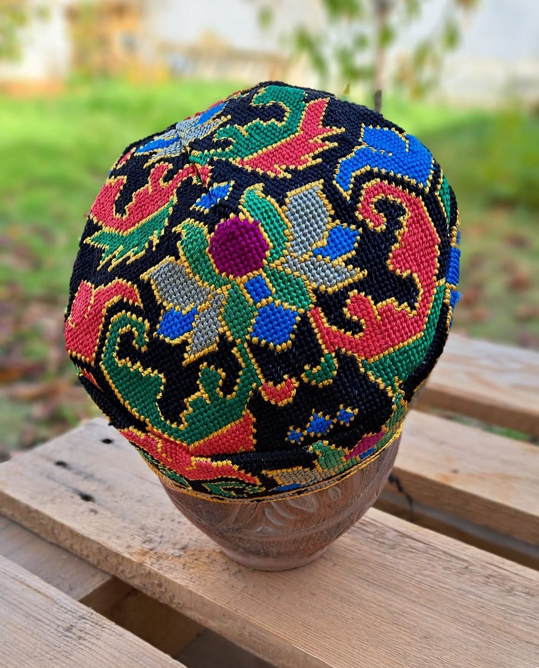 Traditional Uzbek Headwear Duppi Cap, Skullcap. - Etsy
