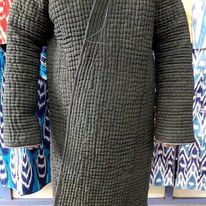 Uzbek Handmade Warm Quilted Bekasam Chapan, Coat, Robe .unisex, Free ...