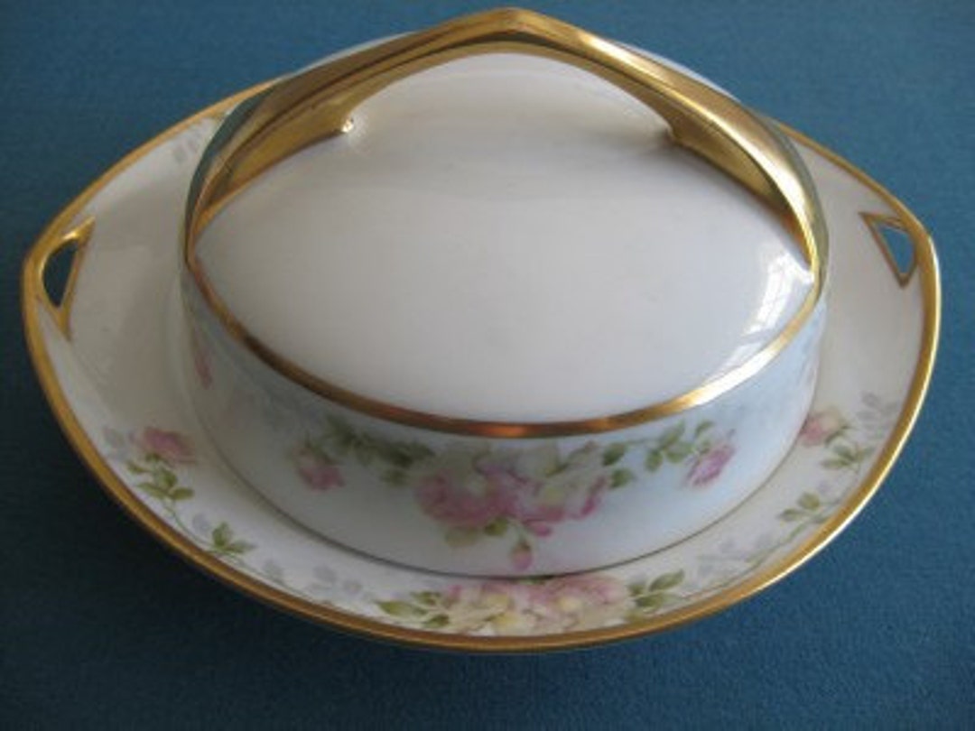 Antique Rosenthal Selb Bavaria Donatello Pattern Covered Butter Dish ...