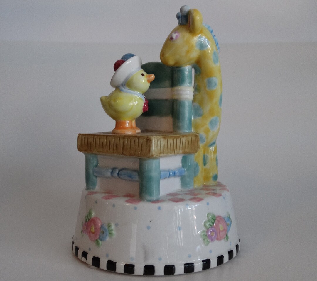 Mary Engelbreit Lullaby Nursery Music Box Ceramic Hush Little Baby - Etsy