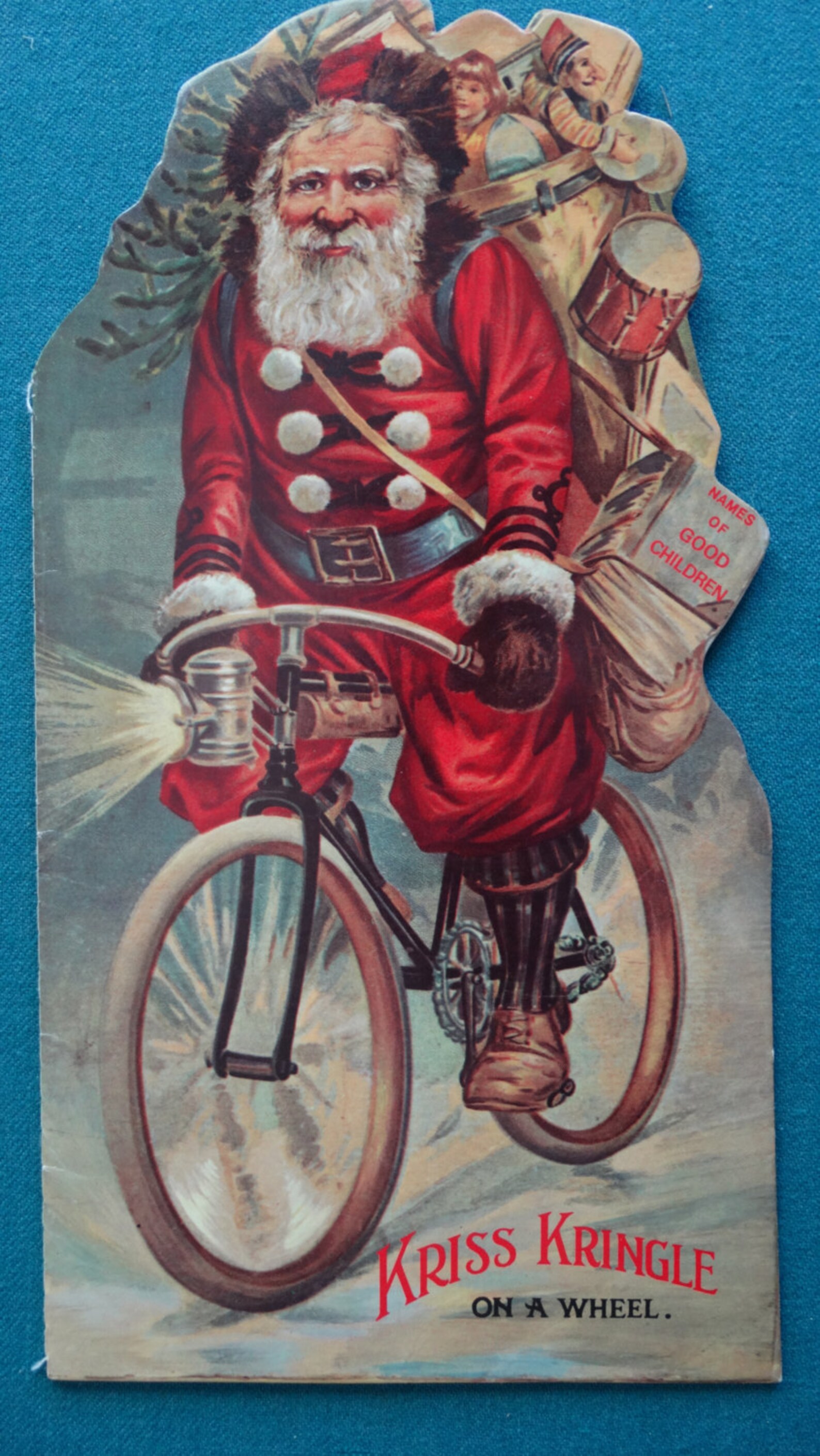 Kriss Kring on A Wheel Book Illustrated Children's Replica Christmas ...