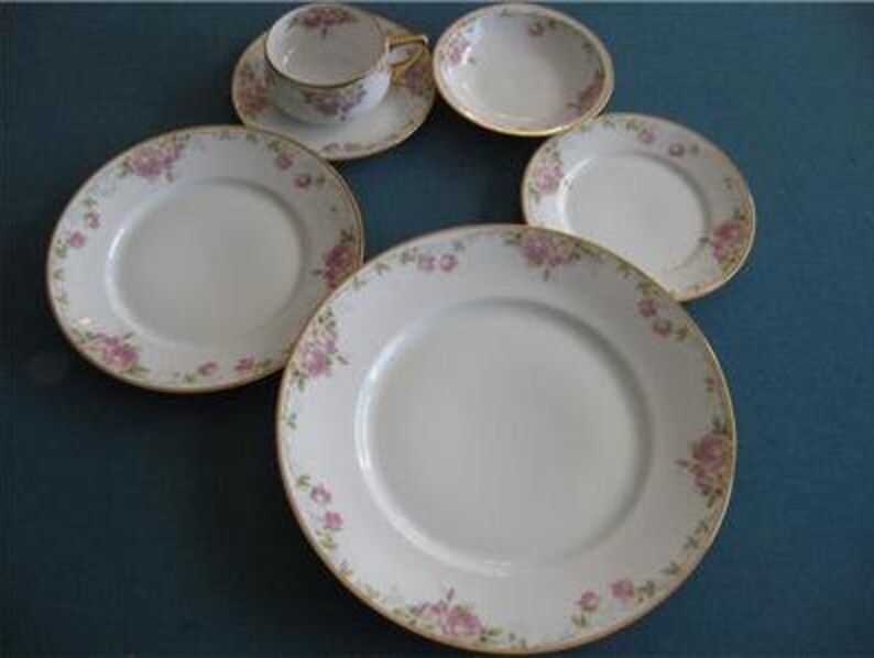 Antique Rosenthal Selb Bavaria Fine China Donatello Pattern 6 Piece ...