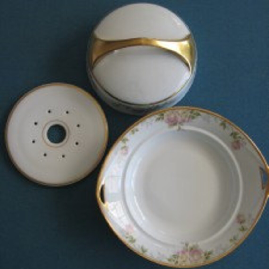 Antique Rosenthal Selb Bavaria Donatello Pattern Covered Butter Dish ...