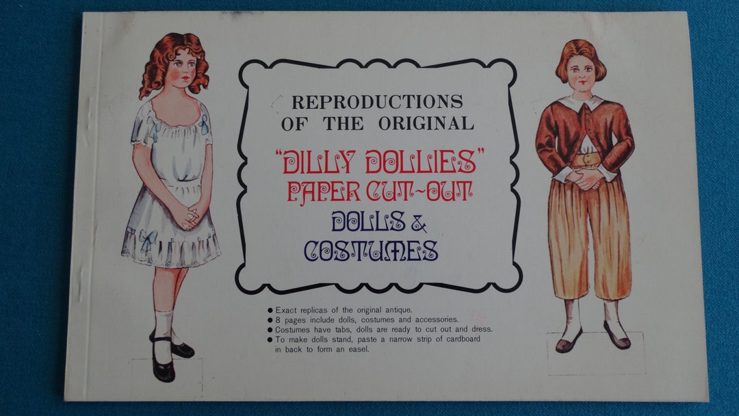 Dilly Dollies Paper Cut-out Dolls & Costumes Reprocutions of the ...