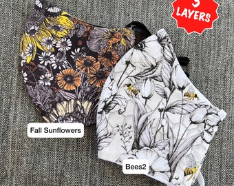 Fall Face Masks - Etsy