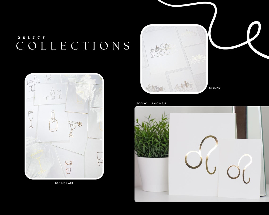 Motivational Quote Gold Foil Print Create the Things You Wish - Etsy