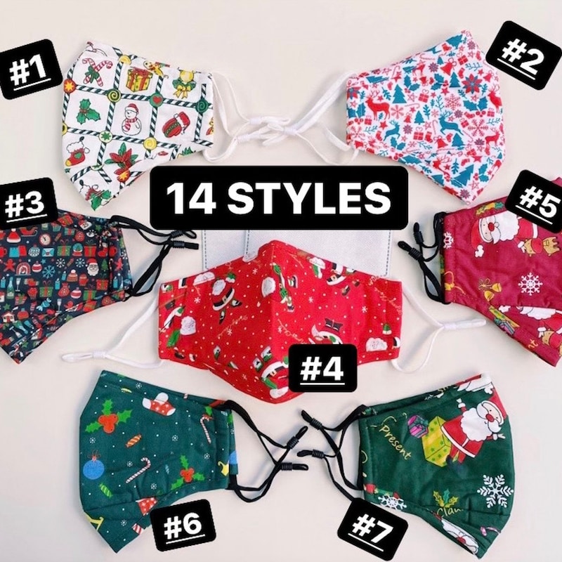 Christmas Mask - Etsy