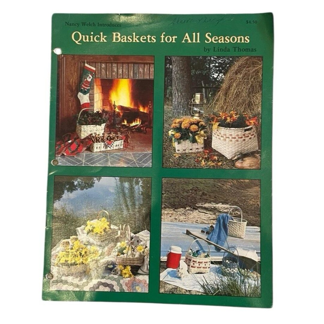 Basketry Quick Baskets for All Seasons Book Instructions Lynn Thomas ...