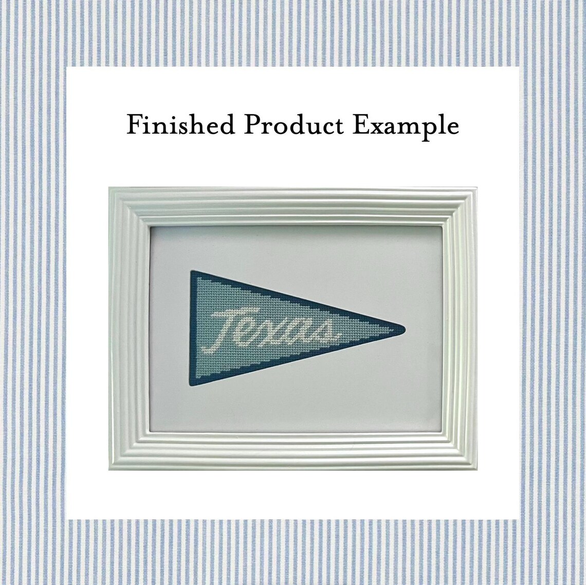 Texas Pennant - Needlepoint Canvas - Etsy