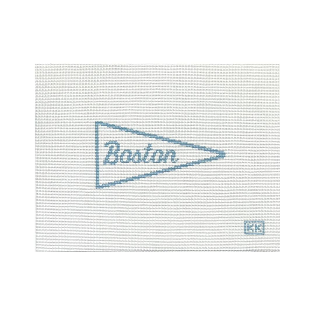 Boston Pennant - Needlepoint Canvas - Etsy