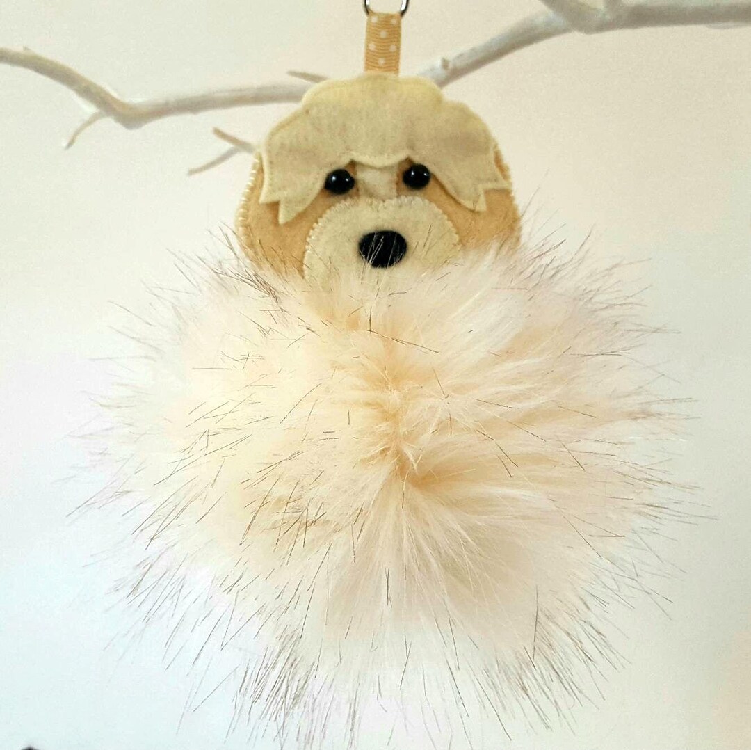 Cockapoo Bag Hanger, Gifts for Dog Lover, Pomapoo Key Ring ...