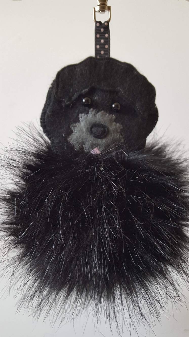 Cockapoo Bag Hanger Gifts for Dog Lover Pomapoo Key Ring - Etsy