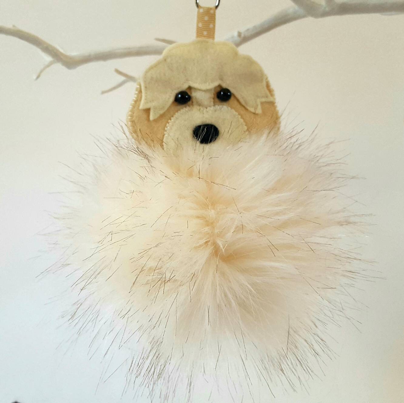 Cockapoo Bag Hanger Gifts for Dog Lover Pomapoo Key Ring - Etsy