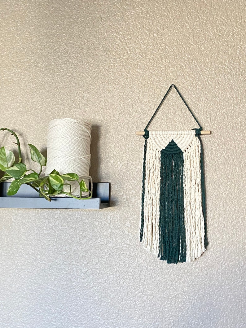 Macrame Semi-circle Wall Hanging/boho Decor/5 Color Options - Etsy