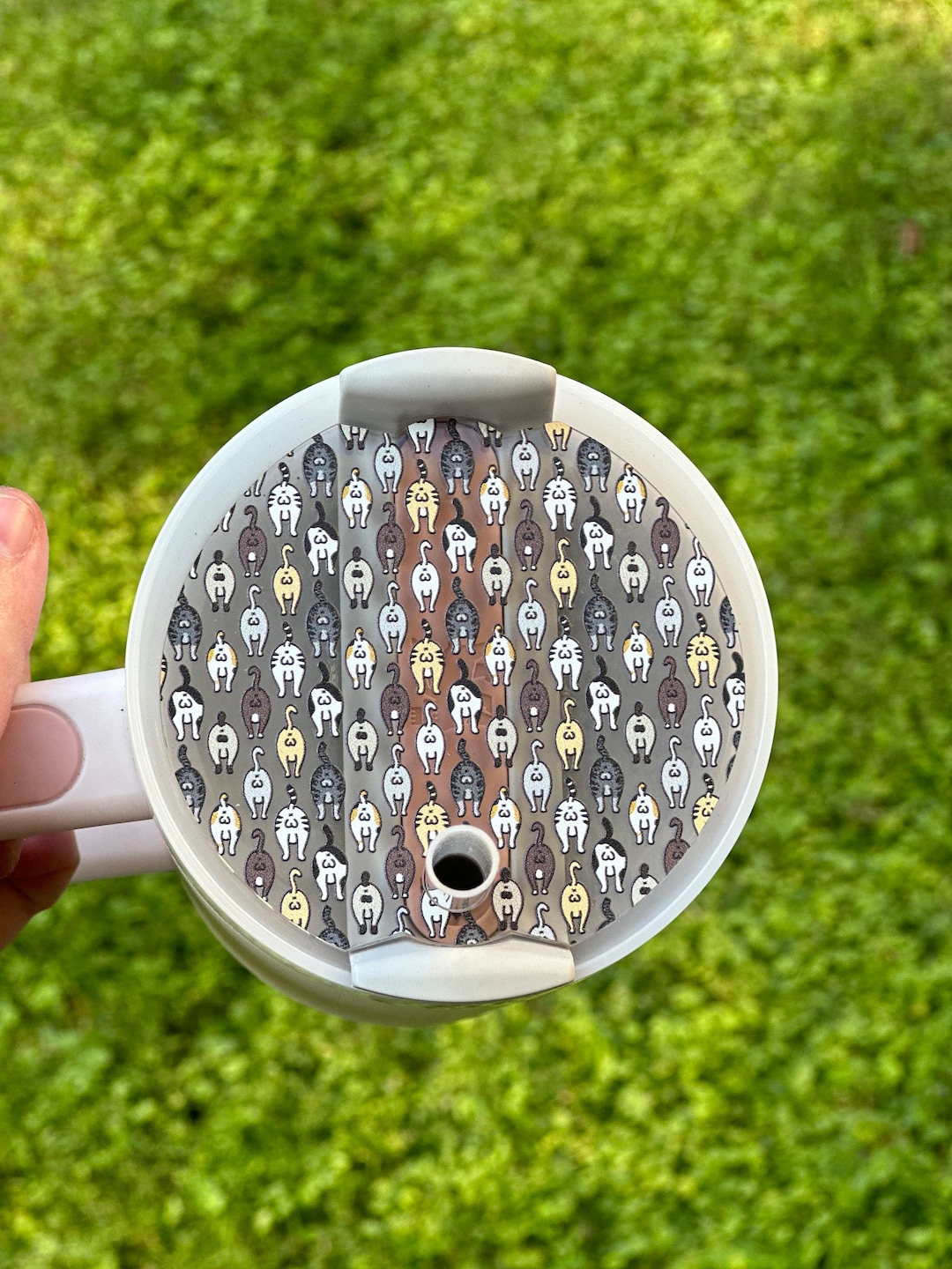 H2.0 40oz 30oz Lid Topper. Stanley. Trendy Tik Tok Cat Lady Cat Butt ...