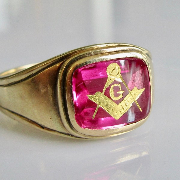 Masonic Ring - Etsy UK