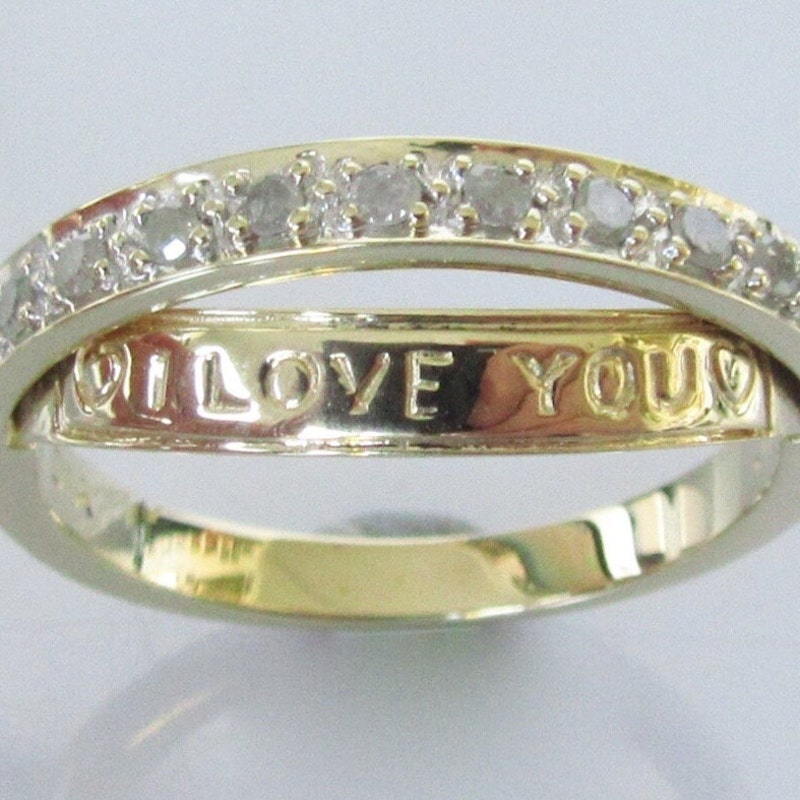 I Love You Ring - Etsy